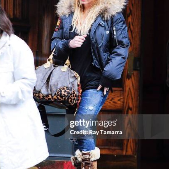 DSQUARED2 | Jackets & Coats | Rare Dsquared Fighting Dudes Coat Down Puffer Jacket Fur Hood Sz ...